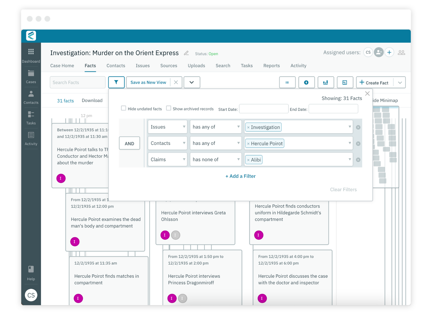 Timeline Maker - Timeline Software for Lawyers & More | Casefleet