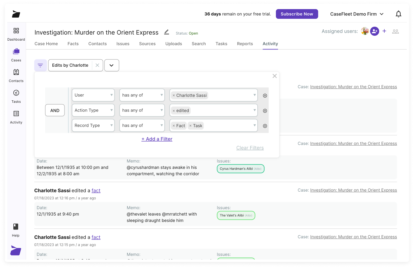 Legal Document Management Software - Legal Files & More | CaseFleet